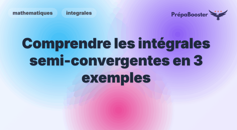 Intégration par parties : méthode et exemples types - Intégrales CPGE ...